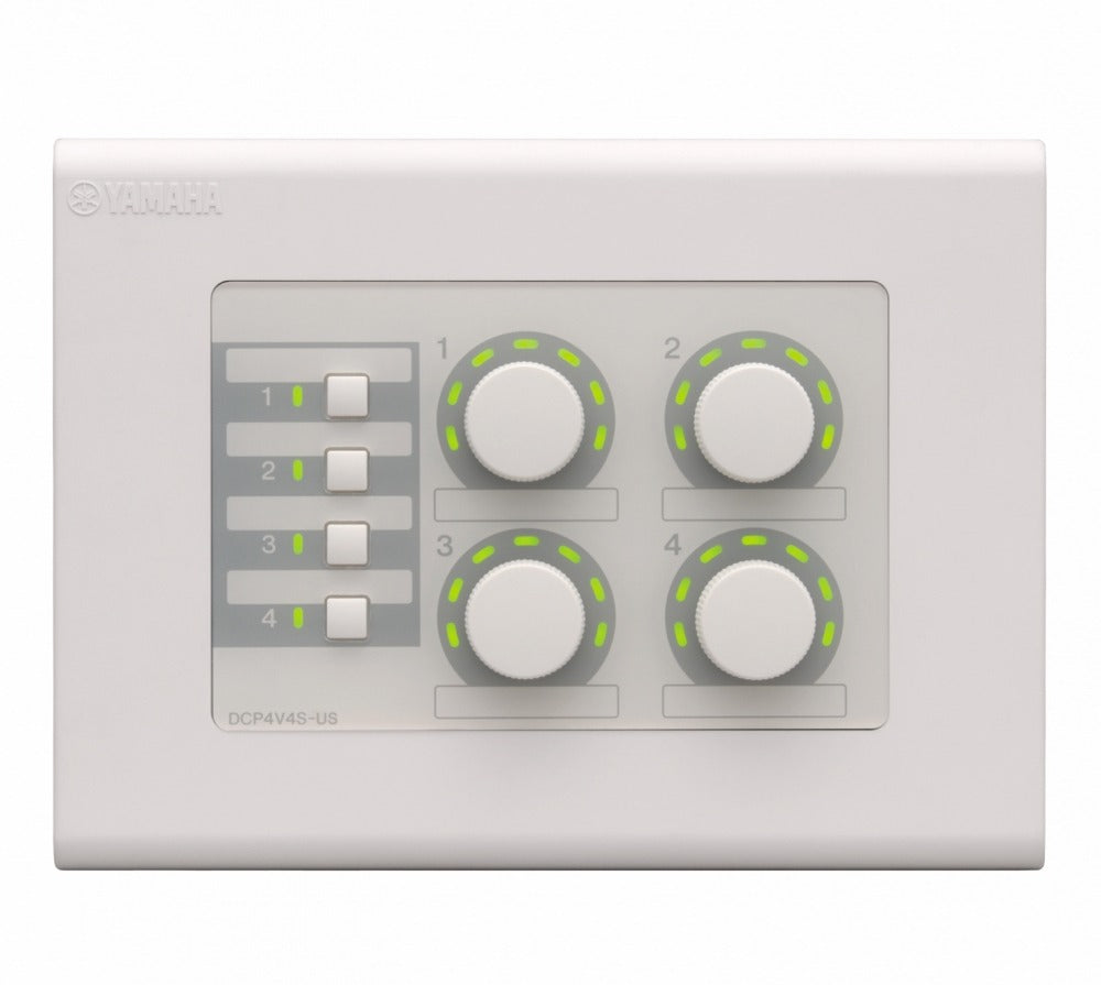 Yamaha DCP4V4S-US 4-Volume / 4-Switch Control Panel for MTX Series – OfficeWonderland