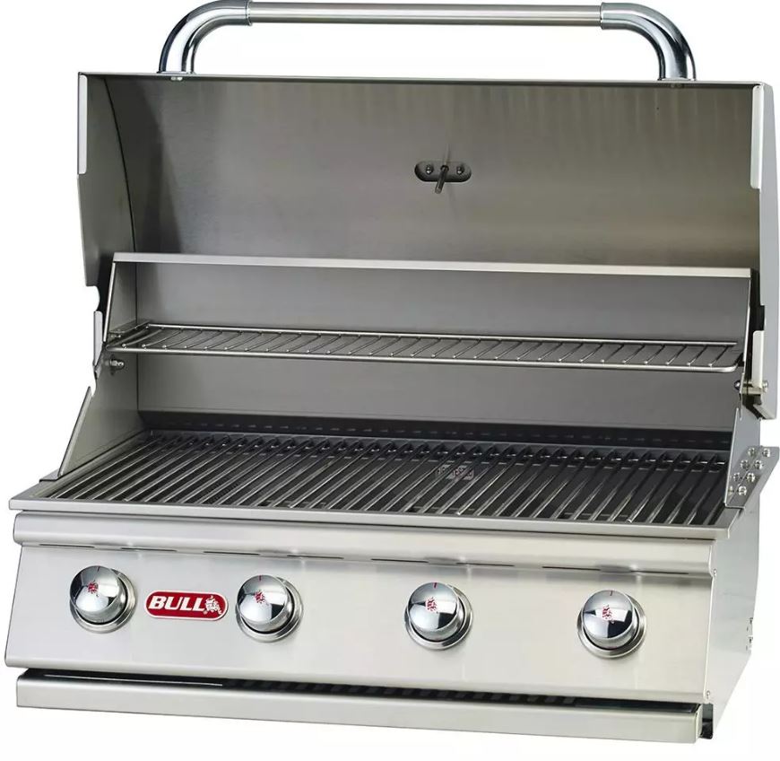 Bull Grills 26039NG Outlaw 30inch Stainless Steel Built-in Barbecue Gr ...