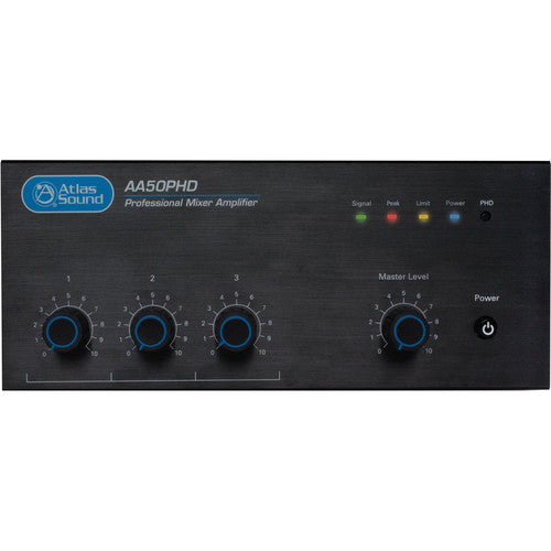 Atlas Sound AA50PHD 4-Input 50W BGM Mixer Amplifier – OfficeWonderland