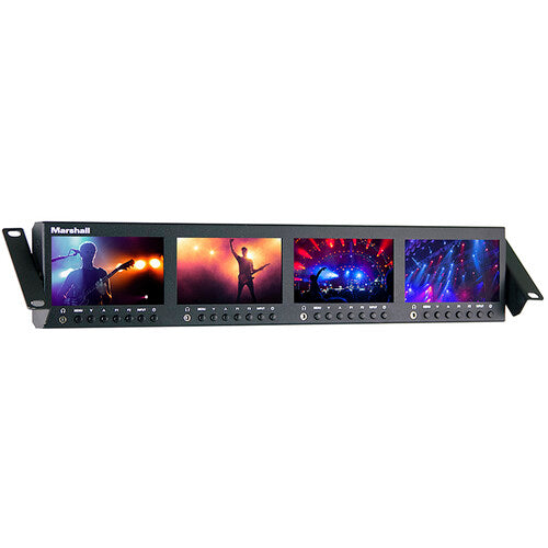 Marshall Electronics ML-454-V3 Quad 4.5" Rackmount Monitor ...