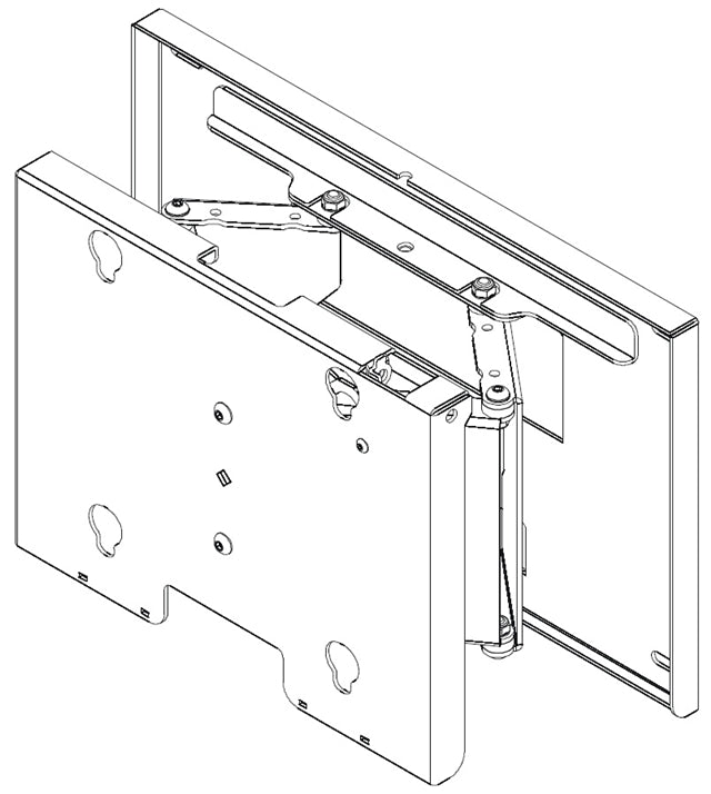 Chief MPTUB Medium Flat Panel Swing Arm Wall Display Mount - 9" Extens ...