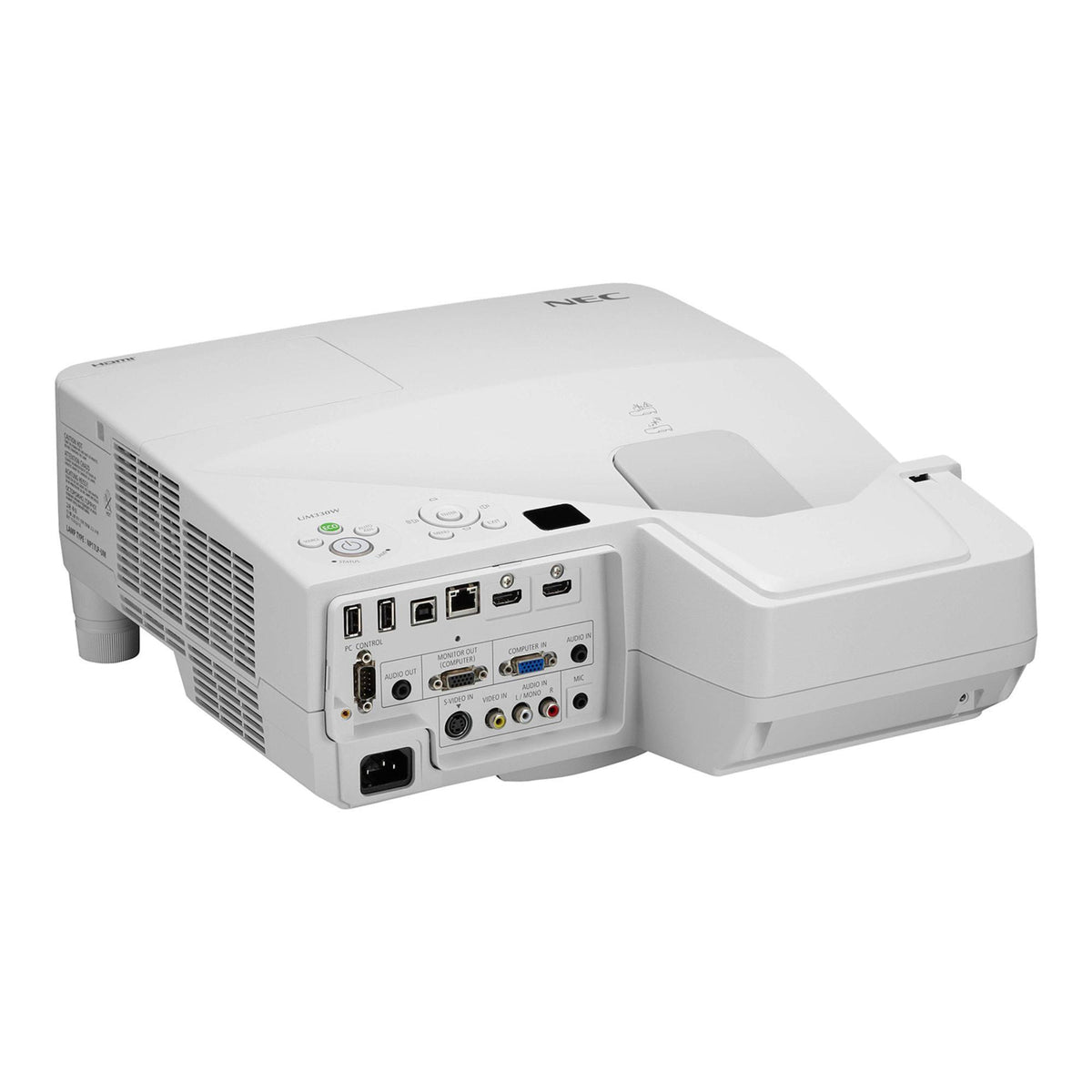 NEC NP-UM330W 3LCD Ultra Short Throw Projector – OfficeWonderland
