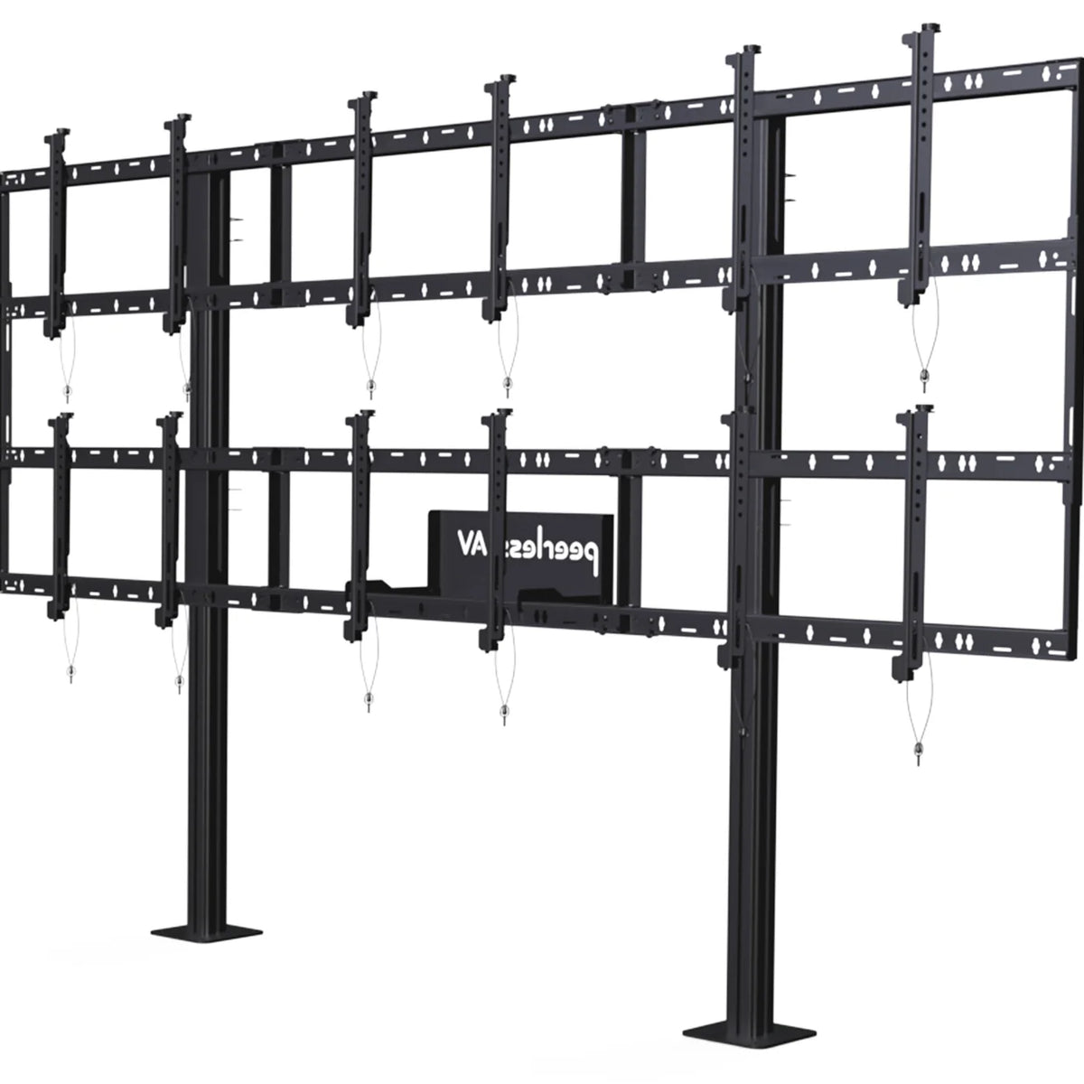 Peerless-AV SmartMount Modular Video Wall Pedestal Mount 3x2 Configura ...