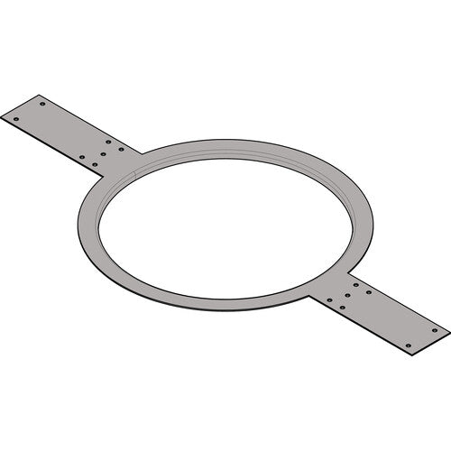 QSC Flanged Mud Ring Pre-Installation Brackets for AC-C8T Loudspeaker ...