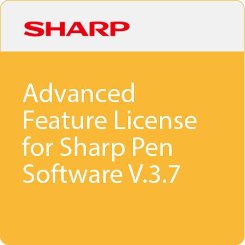 Sharp PN-SU01 Advanced Feature License for Sharp Pen Software V3.7 (Do ...