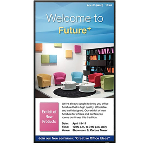 Sharp PN-E603 60"-Class Full HD Commercial LED Monitor – OfficeWonderland