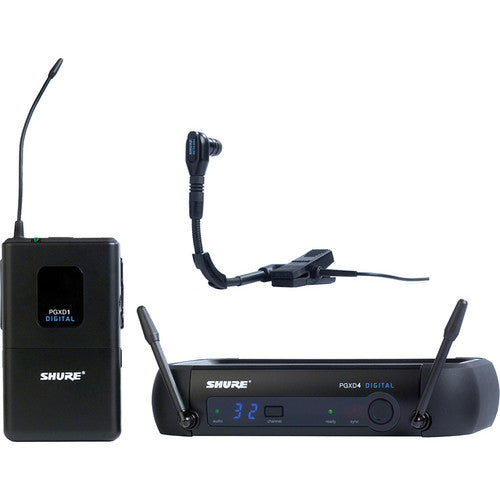 Shure PGXD14/BETA98H-X8 Digital Wireless Cardioid Instrument Microphon ...