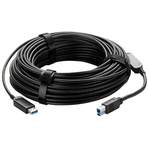 Vaddio USB 3.0 Type B to Type A Active Optical Cable - Plenum Rated 8m ...