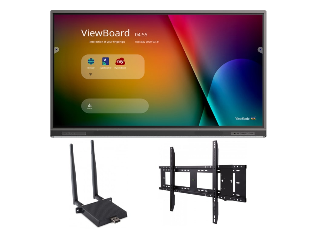 ViewSonic IFP7552-1C-E1 75" 4K UHD Interactive Display with Integrated ...