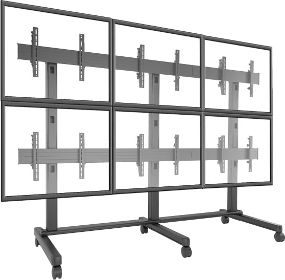 ViewSonic WMK-074 Professional 3x2 Video Wall Mobile Cart ...