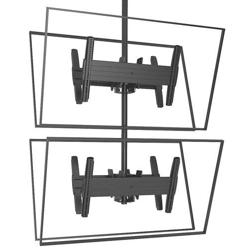 Chief FUSION LCB1X2U Large Stacked Ceiling Mounts For 32 - 60" Display ...