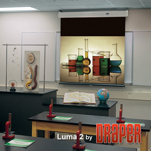 Draper 206015 Luma 2 Manual Wall and Ceiling Projection Screens Fiberg ...