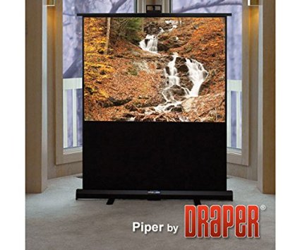 Draper 230163 84" Piper Portable Projection Screen – OfficeWonderland