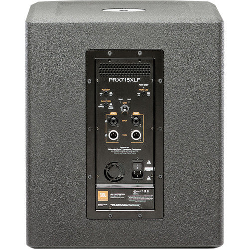 JBL PRX715XLF 1500W 15" Extended Low Frequency Self-Powered Subwoofer ...