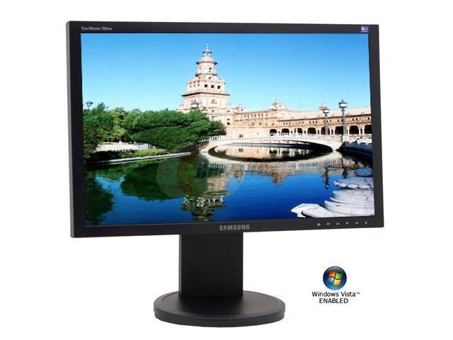 Samsung SyncMaster 204BW Black 20.1" - widescreen TFT active matrix LC ...