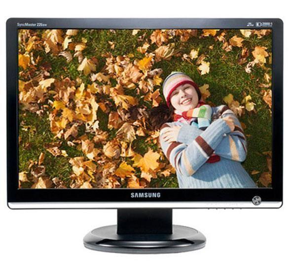 Samsung SyncMaster 226BW Black 22" - widescreen TFT active matrix LCD ...